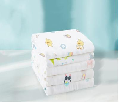 China Grade A Multilayer Crepe Cotton Gauze Fabrics Saliva Towel For Babies for sale