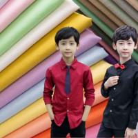 China 60SX60S 115GSM Satin Woven Noble Shirt Fabric 173X113 100% Cotton for sale