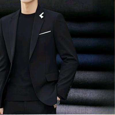 China 62% Polyester 29% Rayon 4% Spandex Fabric Teryene Blend Suit Fabric for sale