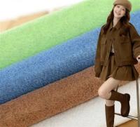 China Suede Fiber Imitation Leather 90%Polyester 10%Spandex350gsm Coat Fabric for sale