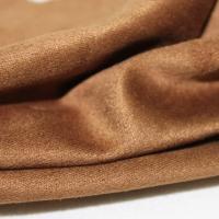 China Suede Fiber Imitation Leather 90%Polyester 10%Spandex350gsm Coat Fabric for sale