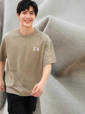 China 80%Cotton 15%Polyester5%Spandex260gsm Air-Layer Knitted Fabric Sweatshirt Garments. for sale
