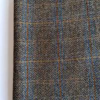 China 210 GSM 50% Wool 50% Polyester Suit Fabric with Invisible Check for Premium Tailoring for sale