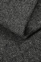 China 210 GSM 50% Wool 50% Polyester Suit Fabric with Invisible Check for Premium Tailoring for sale