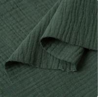 China 130GSM 100% Cotton Double Gauze Fabric Breathable Organic Cotton Muslin Fabric for Baby Clothing for sale