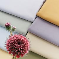China This 100% Polyester Poplin is made from 75D × 75D yarns at 110 GSM and woven in a high-density construction for sale