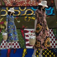 China 100% Cotton African Wax Print Fabric with High Wrinkle Resistance and Vibrant Colors for Ankara and Kitenge Dresses for sale