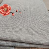 China 195gsm Yarn-Dyed Check Suiting Fabric with 68% Polyester 30% Rayon 2% Spandex for Uniforms for sale