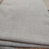 China 240gsm TR Suiting Fabric with Subtle Check Pattern - 85% Polyester 11% Rayon 4% Spandex Uniform Fabric for sale