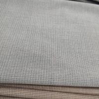 China 240gsm TR Suiting Fabric with Subtle Check Pattern - 85% Polyester 11% Rayon 4% Spandex Uniform Fabric for sale
