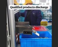 China Aluminum Die Casting Auto Water Pump Cover Vision System Inspection Equipment + Manipulator Positioning for sale