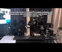 China High Precision Visual & Contact Visual Inspection Machine Automotive Rubber Sleeve Testing for sale