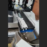 China Ceramic Water Valve Piece Vision Inspection Machine Elevator + Vibrating Plate Feeding Automatic Packaging for sale