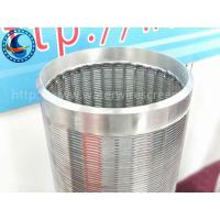 China 40 Slot Johnson Type Vee Shaped Wire Screen For Water Well Filter for sale