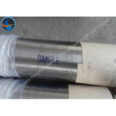 China Stainless Steel STC Threaded Wire Wrap Screen Pipe For Water Well And Oil Well for sale