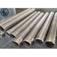 China Welded Stainless Steel Johnson Wire Screen , Durable Water Well Screen Pipe for sale