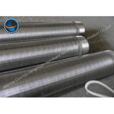 China Anti Corrosion Johnson Wire Screen For Paper Making / Water Treatment Industry for sale