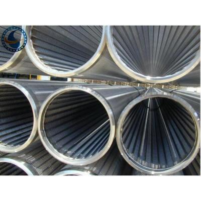 China Continuous Slot Hi Flow Johnson Wire Screen Stainless Steel for sale