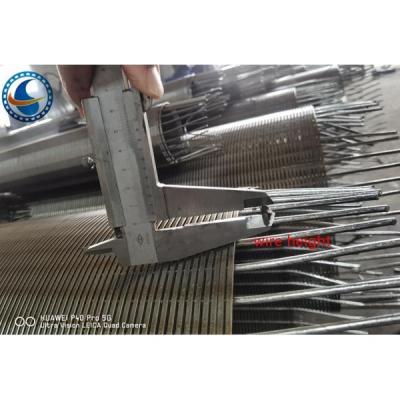 China OD 273mm V Wire Johnson Wire Screen Non Magnetic Stainless Steel for sale