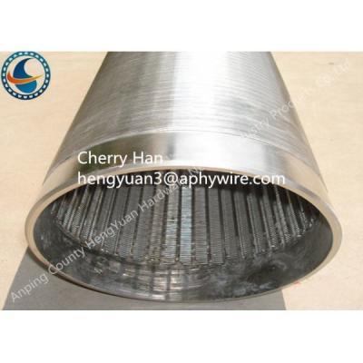 China Full Welding Johnson Water Filter Pipe Anti Corrosion For Oil / Gas Industry for sale