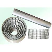China Anti Corrosion Full Welding Johnson 0.02mm Slot Water Wire Screen For Oil Industry for sale