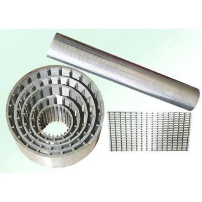 China Anti Corrosion Full Welding Johnson 0.02mm Slot Water Wire Screen For Oil Industry for sale