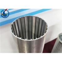 China 304 SS Johnson Wedge Wire Screen For Drum Filter for sale