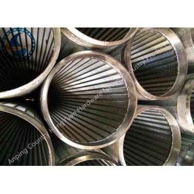 China 30 Slot Water Well Screen , Abreaction Resistant Welded Wedge Wire Screen for sale