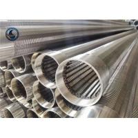China Stainless Steel Johnson Tube Slot 60 80 Water Wire Screen for sale