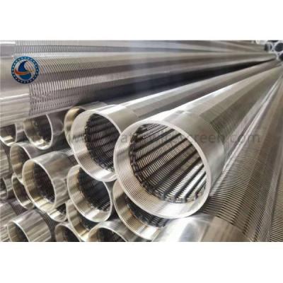 China Stainless Steel Johnson Tube Slot 60 80 Water Wire Screen for sale