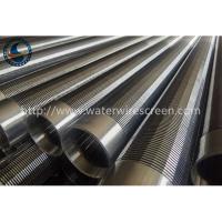 China Non Magnetic Sand Control Wedge Wire Screen Pipe for sale