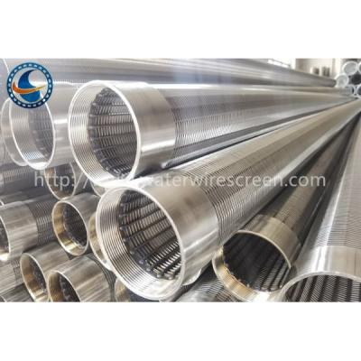 China Johnson Wire Wrapping 304 Stainless Steel Sand Control Screens 2900mm Length for sale