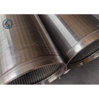 China Stainless 316l Water Wire Screen Johnson Type Wraps Slot Filter Pipe for sale