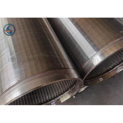 China Stainless 316l Water Wire Screen Johnson Type Wraps Slot Filter Pipe for sale