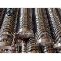 China Customized 20-200 Micron Johnson Wedge Wire Screens Stainless Steel for sale