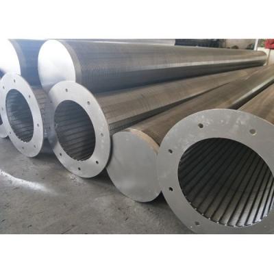 China Stainless Steel 316l Cold Rolled Wedge Wire Screen Tube For Water Well for sale