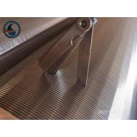 China 12inch Continuous Slot Johnson Vee Wire Screen SS304 0.5mm Slot Opening for sale