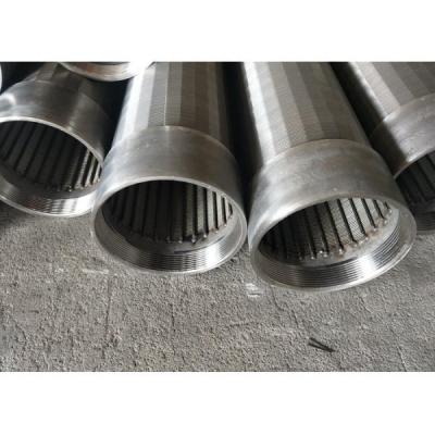 China Stainless Steel Wire Wrapped Screen With High Mechanical Strength for sale