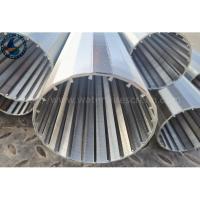 China AISI 304 Inverted Wire Wrapped Screen With 100um Slot for sale