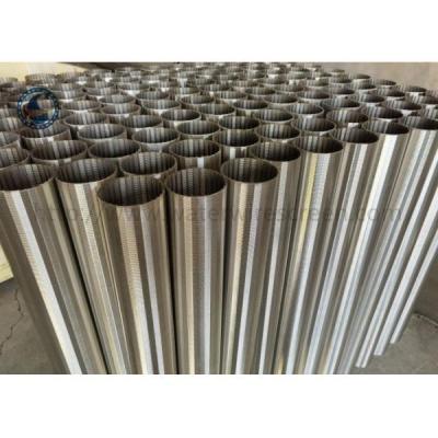 China Stainless Corrosion Resistance Wire Wrapped Screen 25mm Diameter for sale