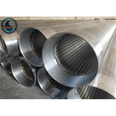 China 30 Slot Non Clogging Vee Shaped Wire Wrapped Screen For Fluid / Solid Separation for sale
