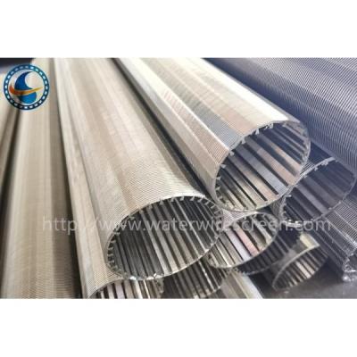 China 316L Construction Cylinder Wire Wrapped Screen for sale