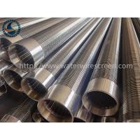 China Slot 2.0mm Filter Geothermal Wells Wire Wrapped Screen for sale