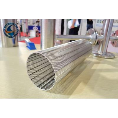 China Stainless Steel 304 Johnson Wedge Wire Screens And Tubes For Water Wells for sale