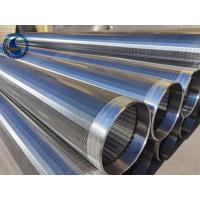 China 1.0mm Slot Wire Wrapped Pipe Full Welded Stainless Steel for sale