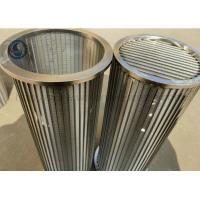 China SS 316 Slot 40 Wedge Wire Screen Filter Johnson Type for sale