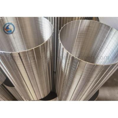 China Reverse Slot V Wire Wound Filter Customizable Stainless Steel for sale