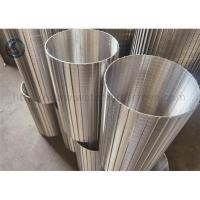 China V Shap Wire Wedge Wire Wound Rotary Drum Screen SUS 304 316l for sale