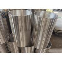China Reverse Winding Silk Screen Vee Wire Wrapped Screen SGS ISO for sale