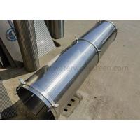 China Anti Acid Stainless Steel Wire Wrapped Screen Slot 20 3*4.6mm for sale